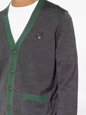Maison Kitsuné Bold Fox Head Patch Cardigan