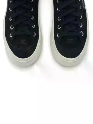 COURREGES Canvas 01 High-top Sneakers