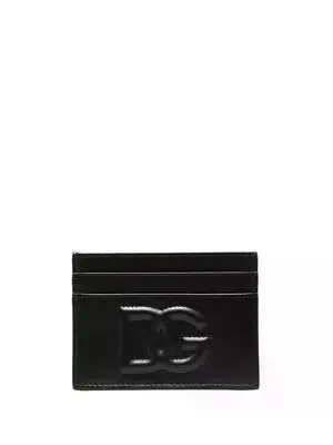 Dolce & Gabbana Debossed-logo Detail Cardholder - Black