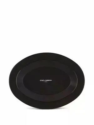 Dolce & Gabbana Leopard-print Wooden Tray