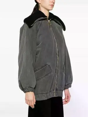 PATOU Oversized Denim Jacket - Grey