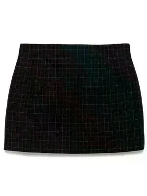 Wardrobe.NYC Contour Mini Skirt - Black