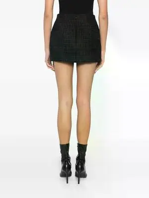Wardrobe.NYC Contour Mini Skirt - Black