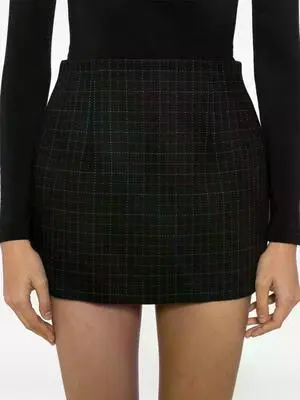 Wardrobe.NYC Contour Mini Skirt - Black