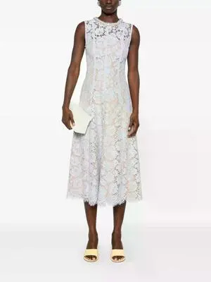 SELF-PORTRAIT Fine-lace Midi Dress