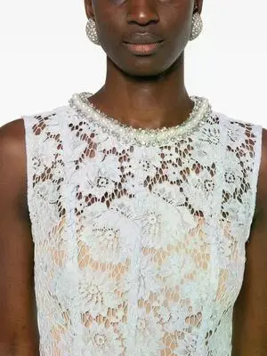 SELF-PORTRAIT Fine-lace Midi Dress