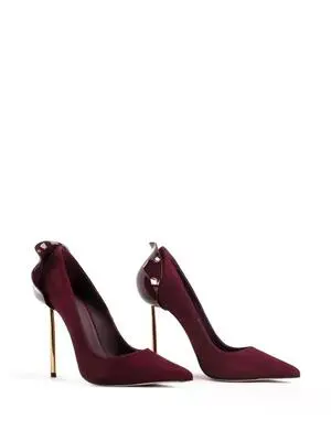 LE SILLA Petalo 120mm Leather Pumps - Red