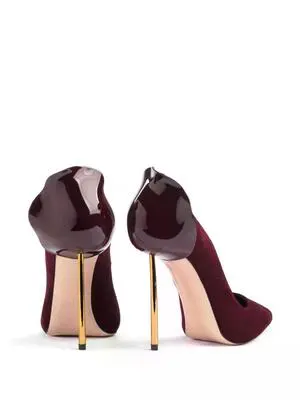LE SILLA Petalo 120mm Leather Pumps - Red