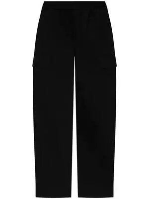 Dolce & Gabbana Logo-plaque Cargo Trousers - Black
