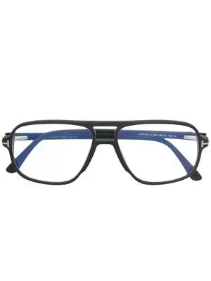 TOM FORD Pilot Frame Eyeglasses - Black