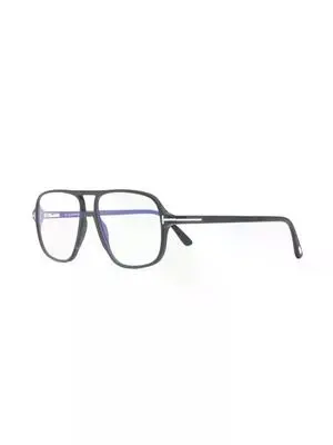 TOM FORD Pilot Frame Eyeglasses - Black