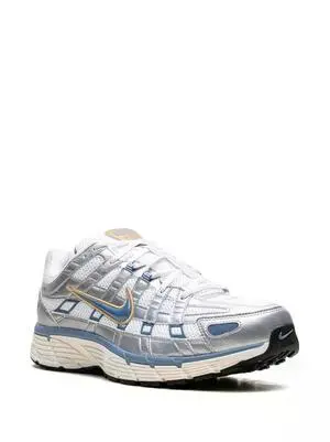 Nike P-6000 Metallic Sneakers - White