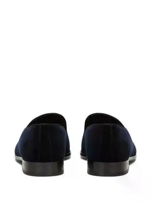 Dolce & Gabbana Open-back Velvet Slippers