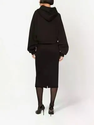 Dolce & Gabbana Milano Rib Midi Skirt