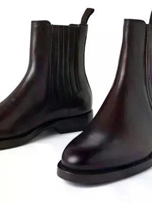 Brunello Cucinelli Leather Chelsea Boots