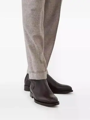 Brunello Cucinelli Leather Chelsea Boots