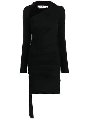 Off-white Stretch Cocktail Dresses