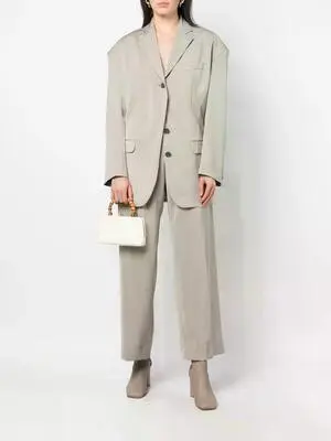 JIL SANDER Goji Bamboo-handle Leather Tote Bag - Neutrals