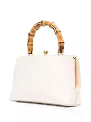 JIL SANDER Goji Bamboo-handle Leather Tote Bag - Neutrals