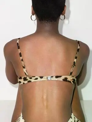 Dolce & Gabbana Leopard-print Bikini Top