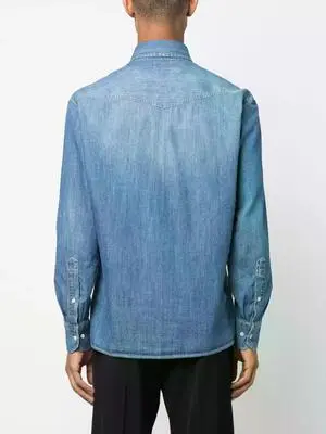 Brunello Cucinelli Button-up Cotton Denim Shirt