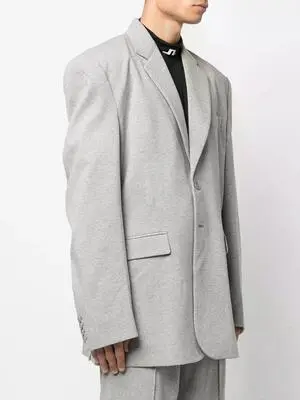 Vetements Single-breasted Shoulder-pad Blazer