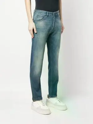 PT TORINO Washed Fitted Jeans