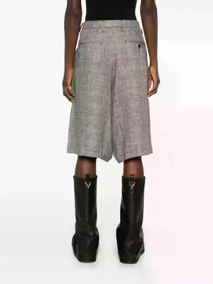 R13 Jumbo Plaid Shorts