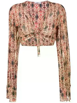 Amir Slama Floral Blouses