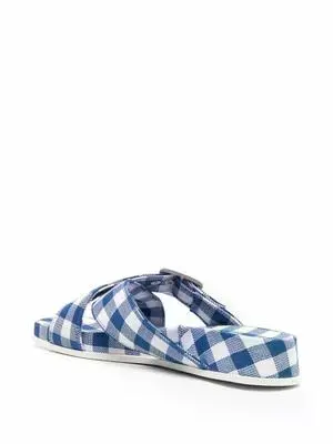 Camper Atonik Gingham-check Sandals