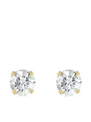PRAGNELL 18kt Yellow Windsor Diamond Stud Earrings - Gold