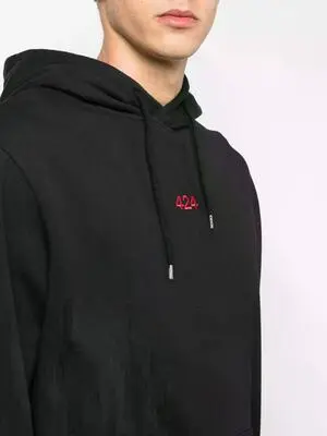 424 Logo-embroidered Drawstring Hoodie