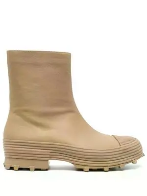 Camper Traktori Leather Boots - Neutrals