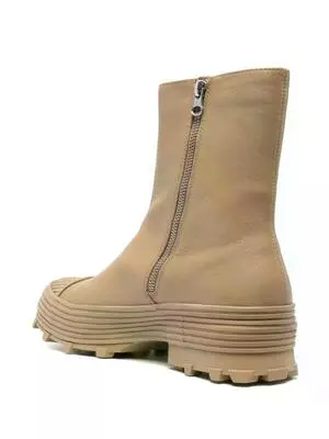 Camper Traktori Leather Boots - Neutrals