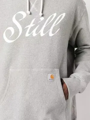 Junya Watanabe Slogan-print Cotton Hoodie