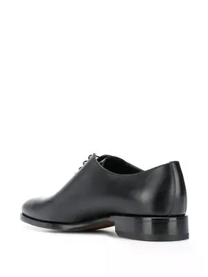 SCAROSSO Ignazio Leather Oxford Shoes - Black