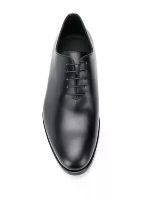 SCAROSSO Ignazio Leather Oxford Shoes - Black