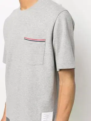 Thom Browne Patch-pocket T-shirt - Grey