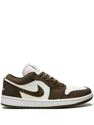 JORDAN Air 1 Low Light Olive Sneakers - Green