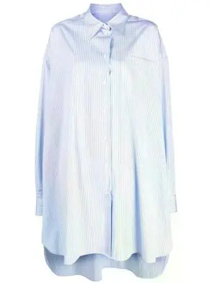 MAISON MARGIELA Pinstriped Poplin Shirt