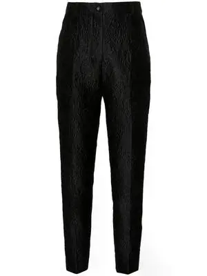 Dolce & Gabbana Floral-jacquard Tailored Trousers