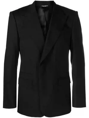 Dolce & Gabbana Sicilia-fit Double-breasted Blazer - Black
