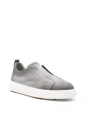 Santoni Victory Slip-on Sneakers - Grey