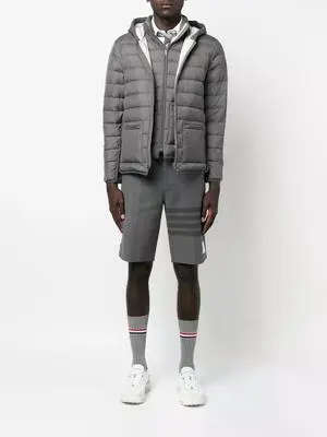 Thom Browne Zip-front Padded Jacket - Grey