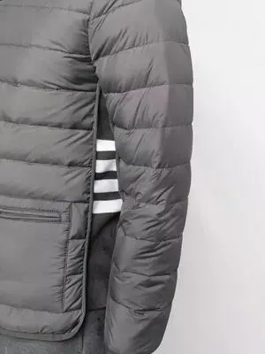 Thom Browne Zip-front Padded Jacket - Grey
