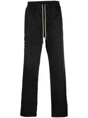 JUST DON Logo-embroidered Track Pants - Black