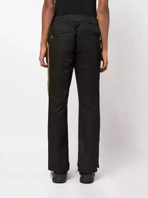 JUST DON Logo-embroidered Track Pants - Black