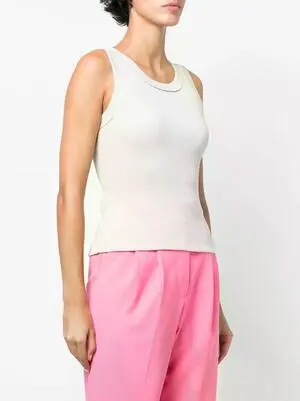 STYLAND Organic Cotton Vest Top - Grey