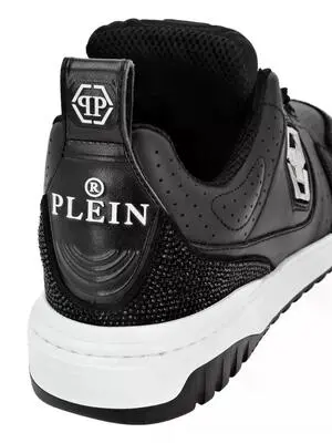 Philipp Plein Hexagon Crystal Low-top Sneakers