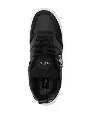 Philipp Plein Hexagon Crystal Low-top Sneakers